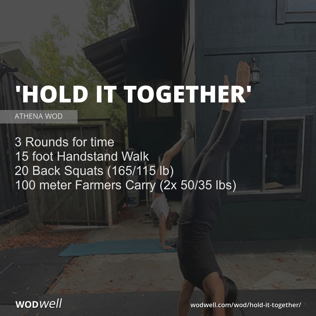 "Hold it Together" Workout, ATHENA WOD | WODwell