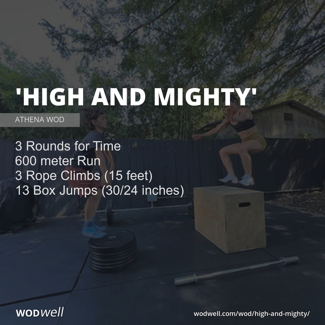 "High and Mighty" Workout, ATHENA WOD | WODwell