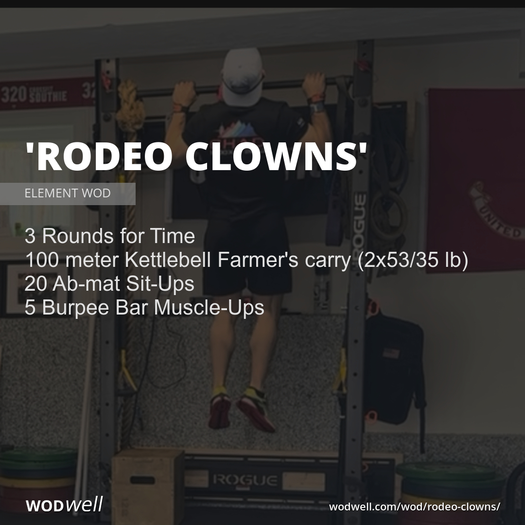 "Rodeo Clowns" Workout, ELEMENT WOD | WODwell