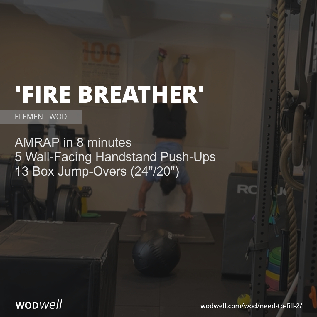 "Fire Breather" Workout, ELEMENT WOD | WODwell