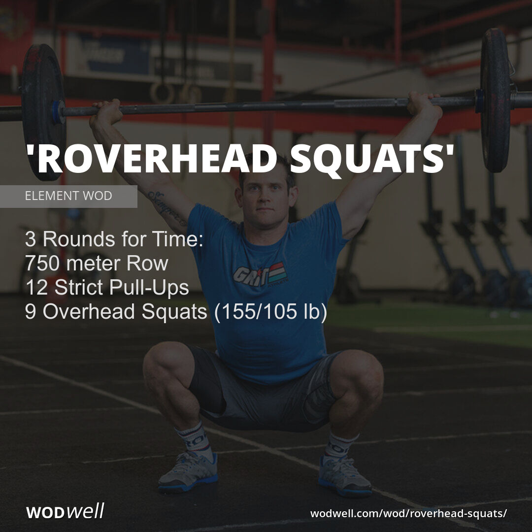 "RoverHead Squats" Workout, ELEMENT WOD | WODwell