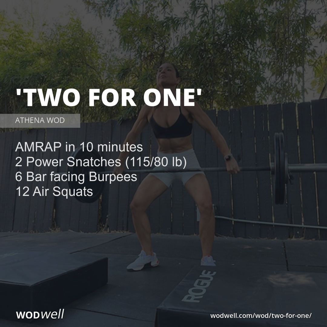 "Two for One" Workout, ATHENA WOD | WODwell