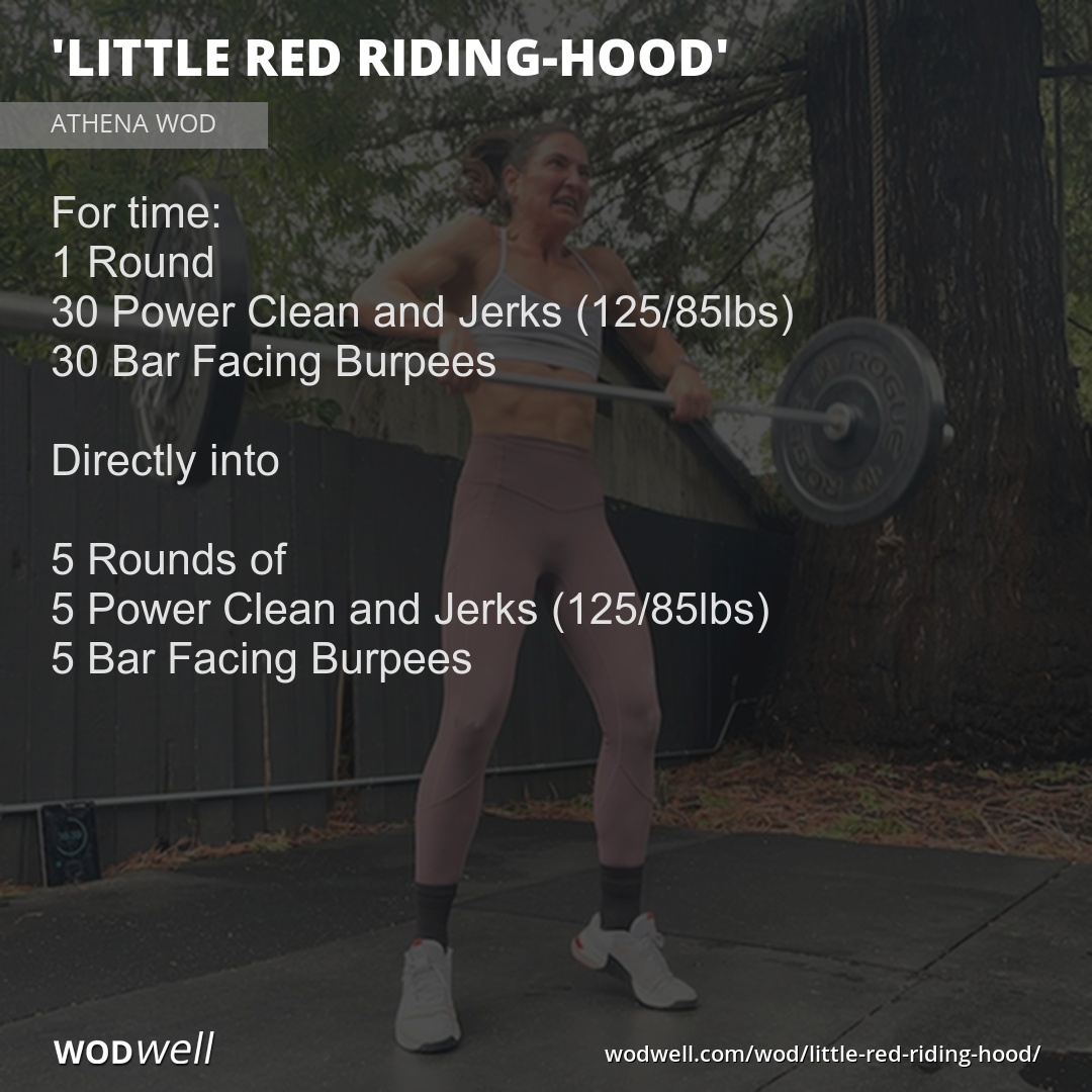 "Little Red Riding-hood" Workout, ATHENA WOD | WODwell