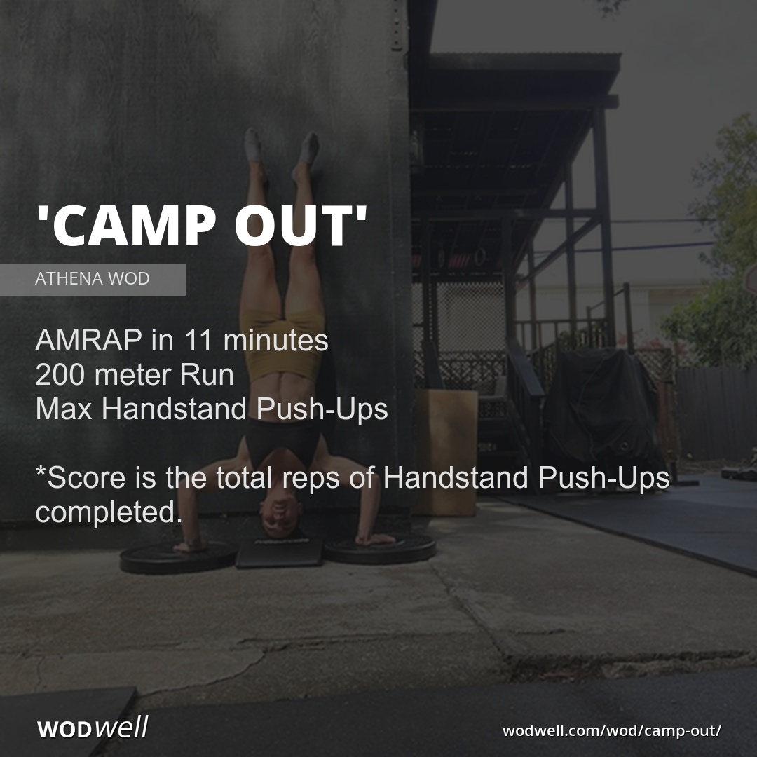 "Camp Out" Workout, ATHENA WOD | WODwell