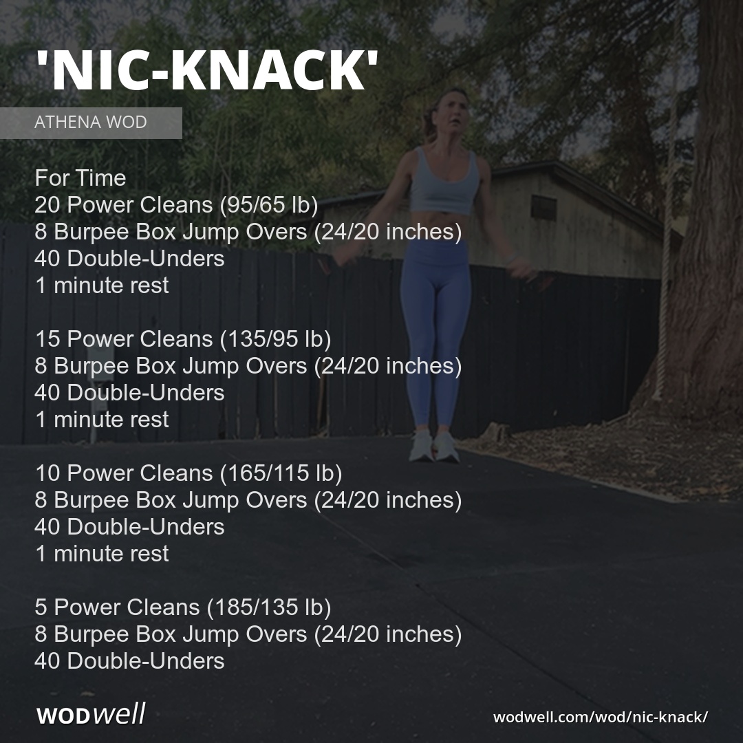 "Nic-Knack" Workout, ATHENA WOD | WODwell