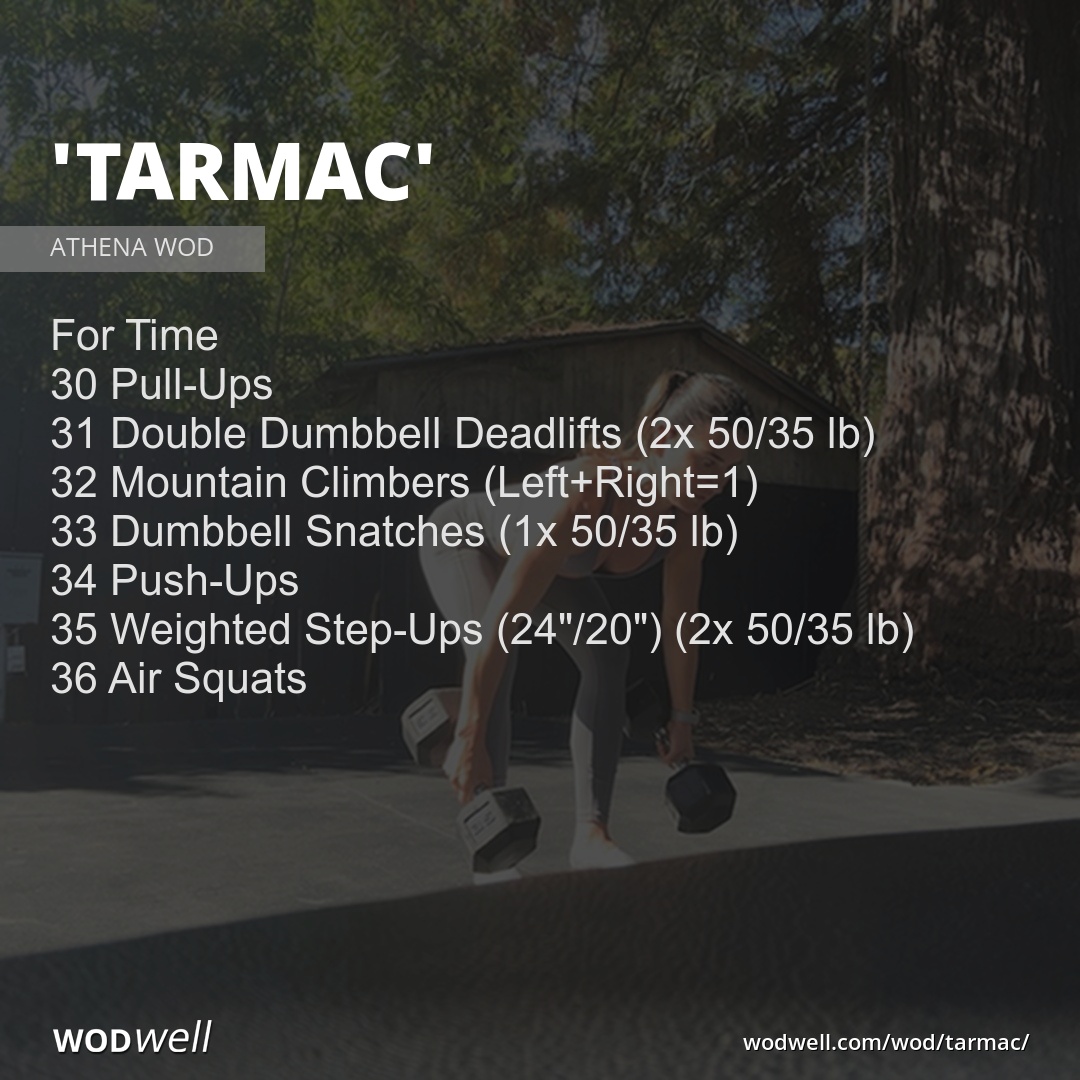 "Tarmac" Workout, ATHENA WOD | WODwell