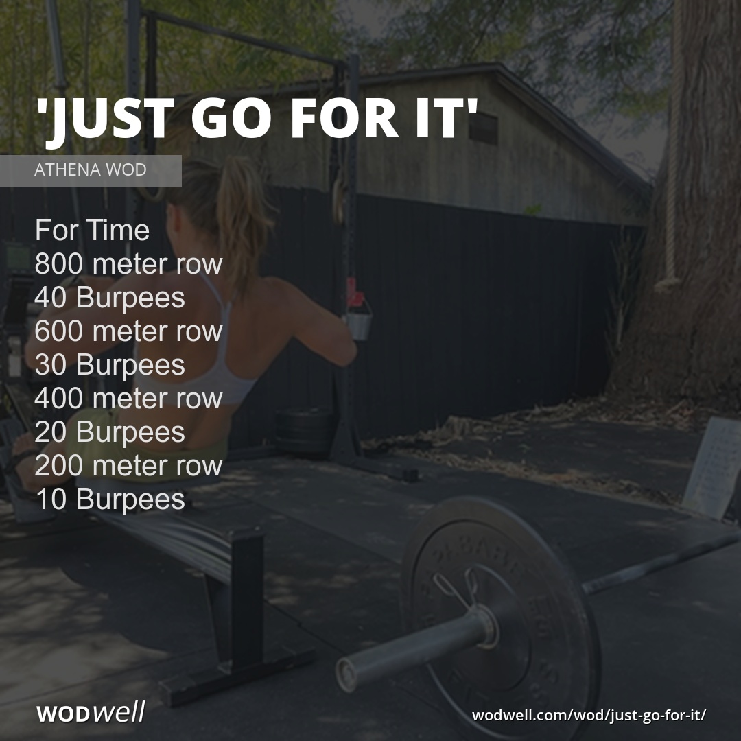 "Just Go For It" Workout, ATHENA WOD | WODwell