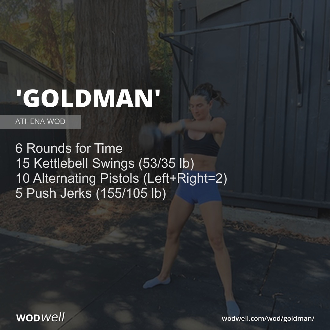 "Goldman" Workout, ATHENA WOD | WODwell