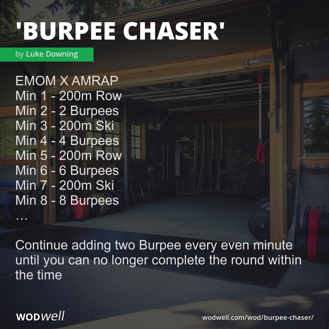 "Burpee Chaser" Workout, Coach Creation WOD | WODwell