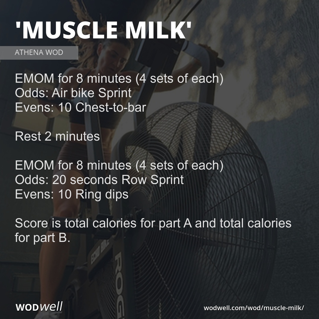 "Muscle Milk" Workout, ATHENA WOD | WODwell