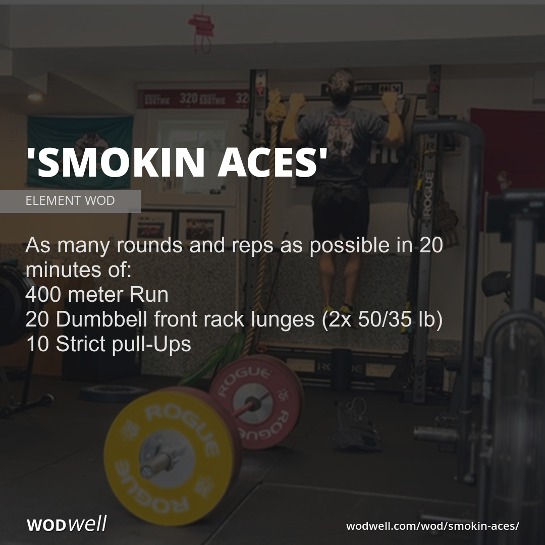 "Smokin Aces" Workout, ELEMENT WOD | WODwell