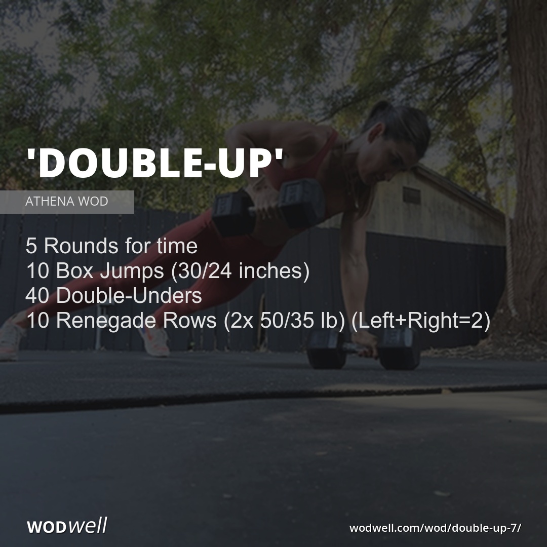 "Double-Up" Workout, ATHENA WOD | WODwell