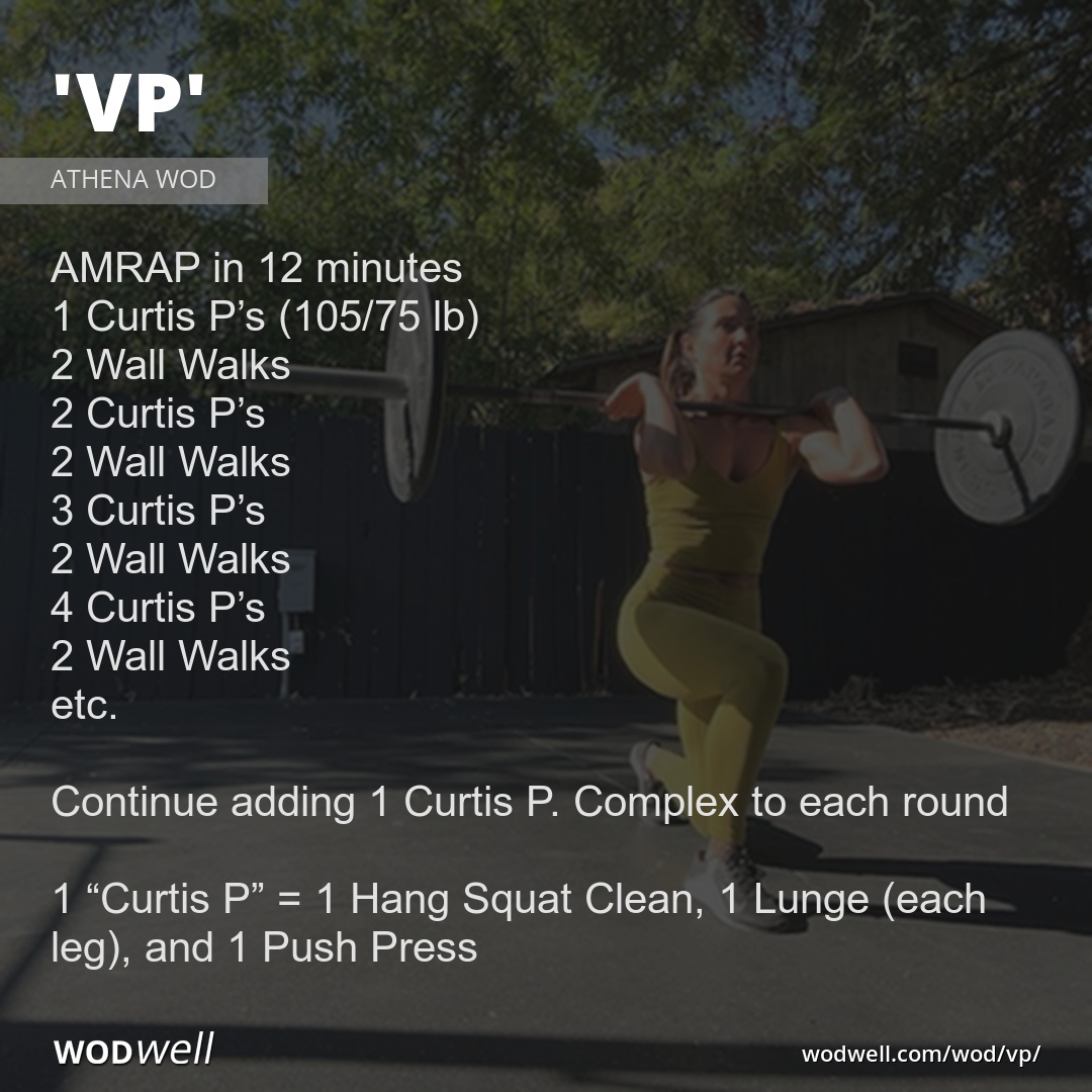 "VP" Workout, ATHENA WOD | WODwell