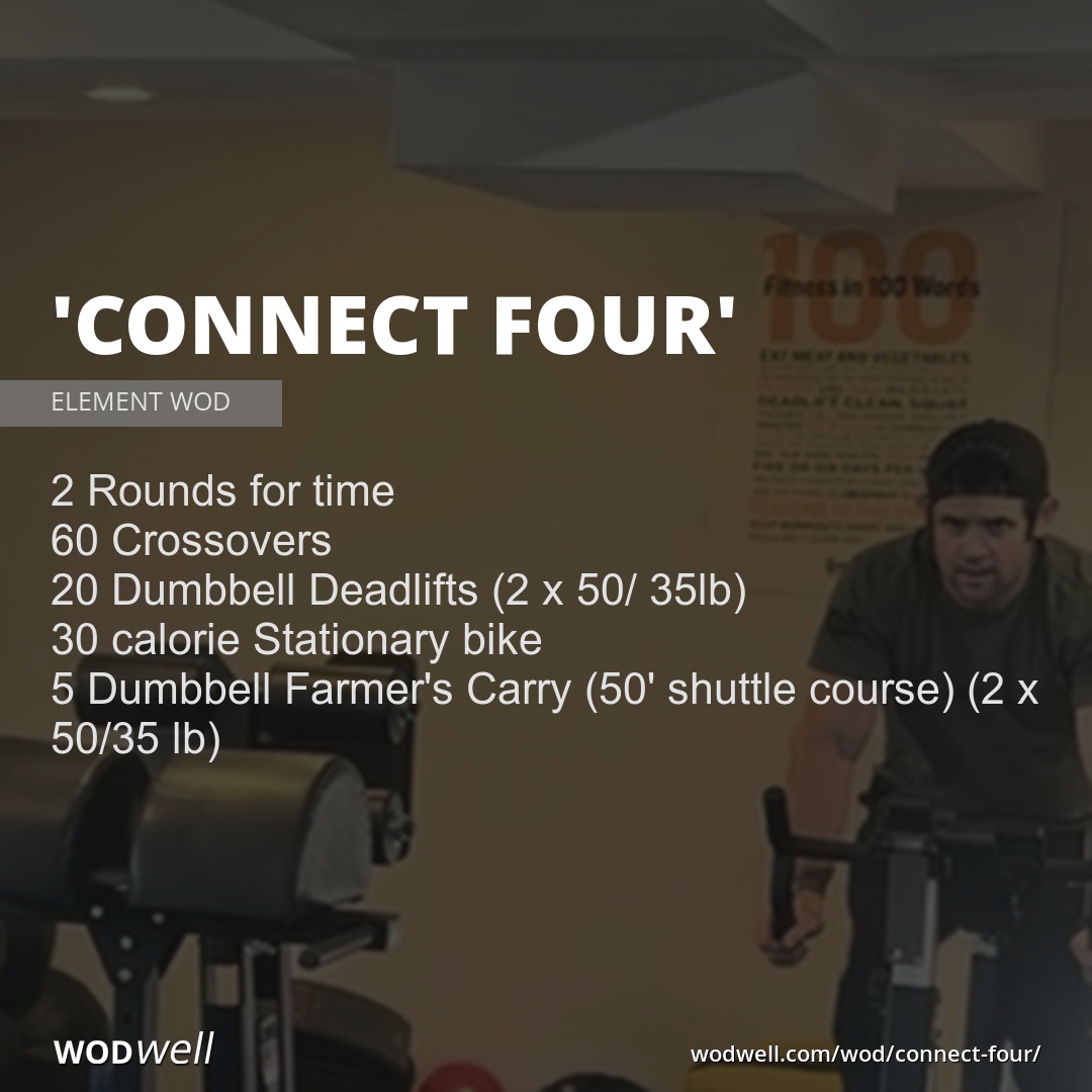 "Connect Four" Workout, ELEMENT WOD | WODwell