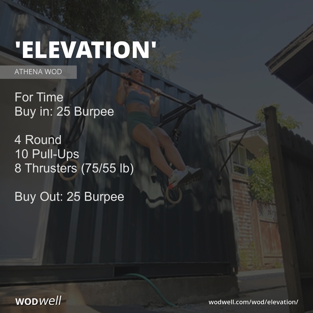 "Elevation" Workout, ATHENA WOD | WODwell