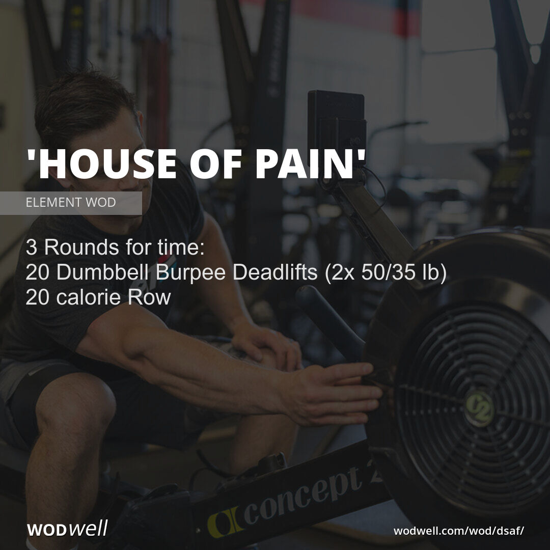 "House of Pain" Workout, ELEMENT WOD | WODwell