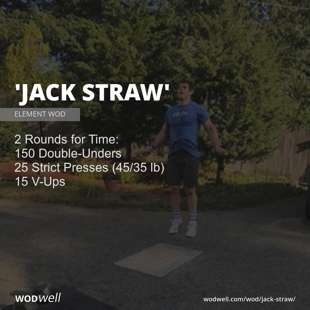 "Jack Straw" Workout, ELEMENT WOD | WODwell