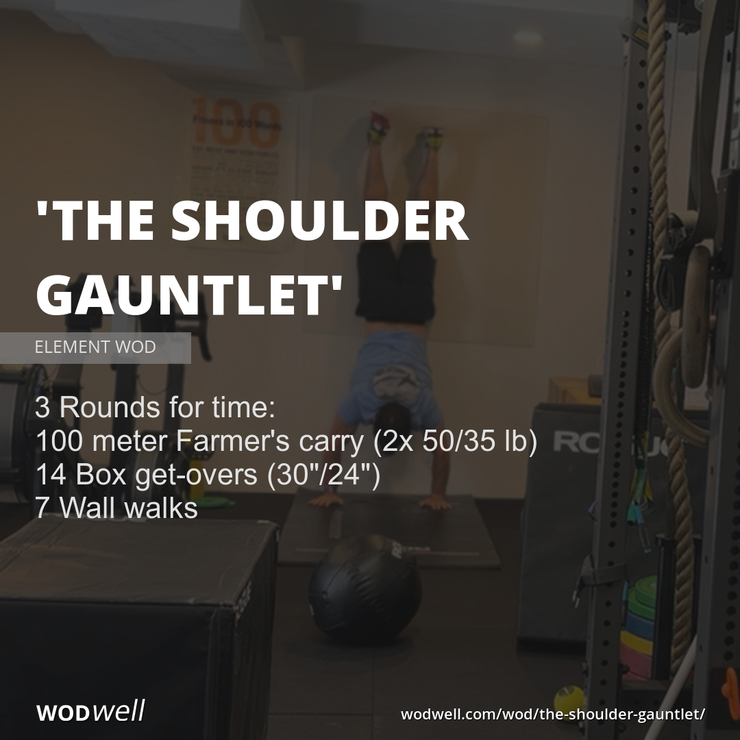 "The Shoulder Gauntlet" Workout, ELEMENT WOD | WODwell