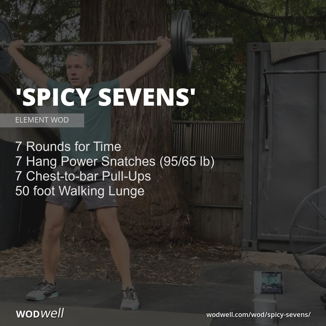 "Spicy Sevens" Workout, ELEMENT WOD | WODwell