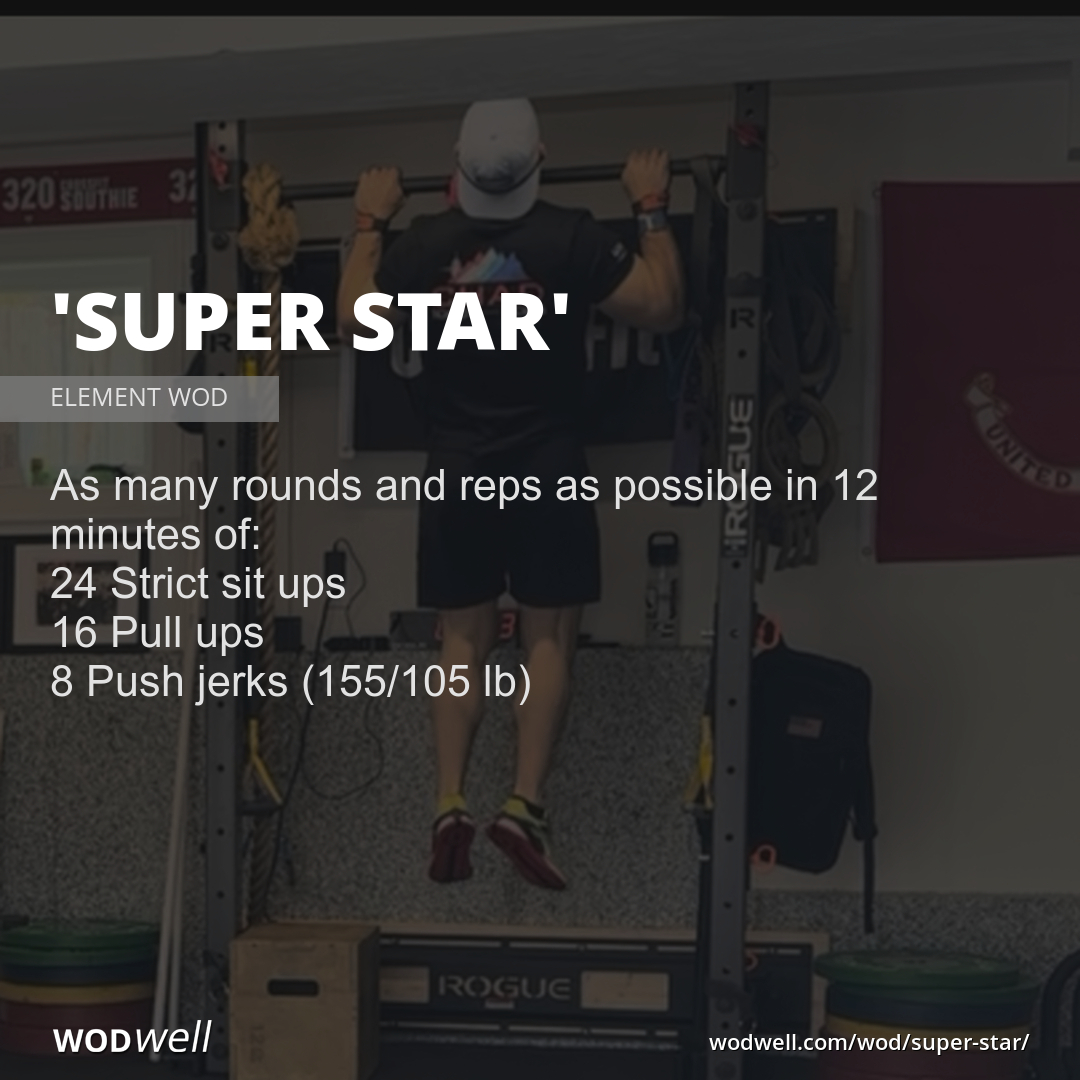 "Super Star" Workout, ELEMENT WOD | WODwell