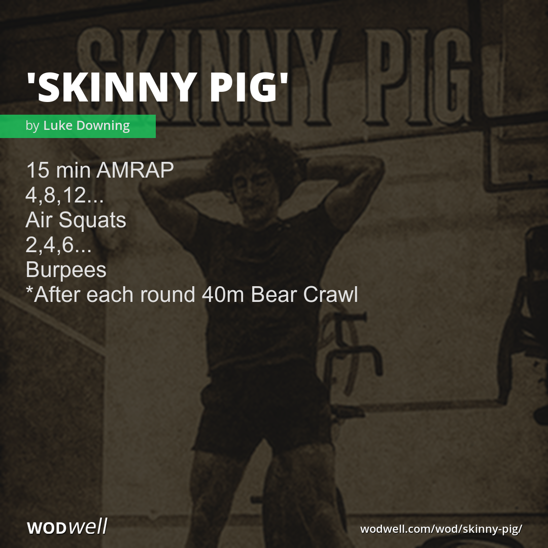 "Skinny Pig" Workout, Coach Creation WOD | WODwell
