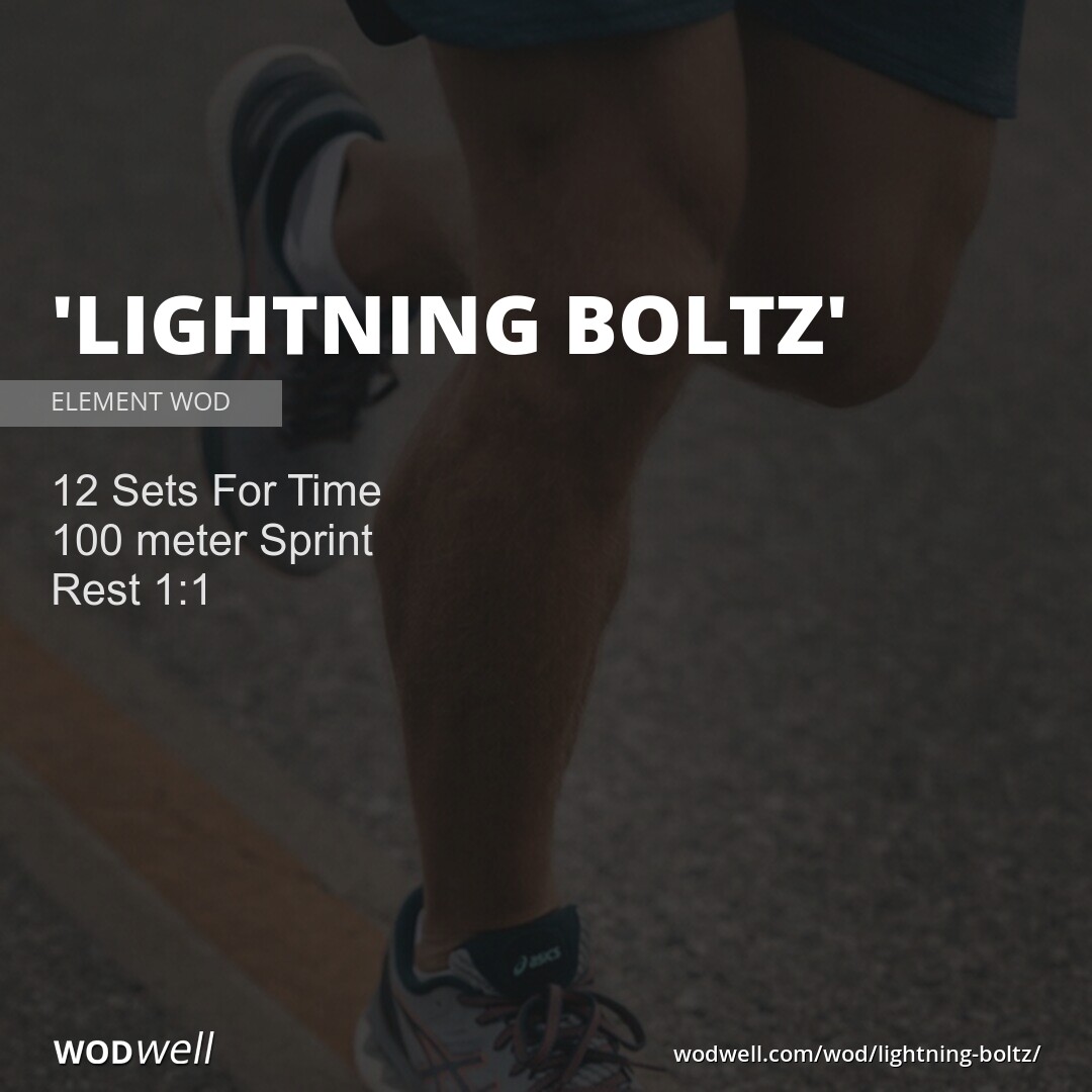 "Lightning Boltz" Workout, ELEMENT WOD | WODwell