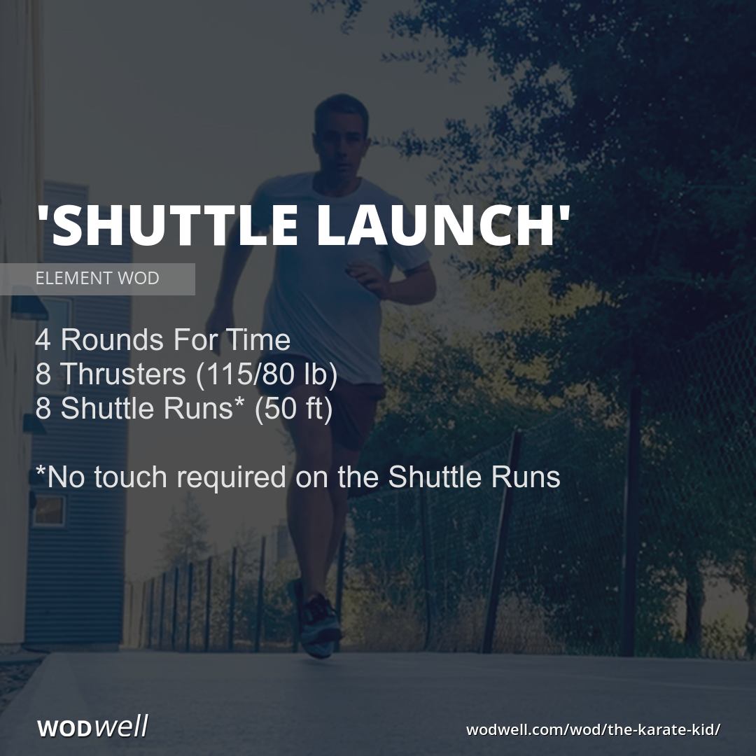 "Shuttle Launch" Workout, ELEMENT WOD | WODwell
