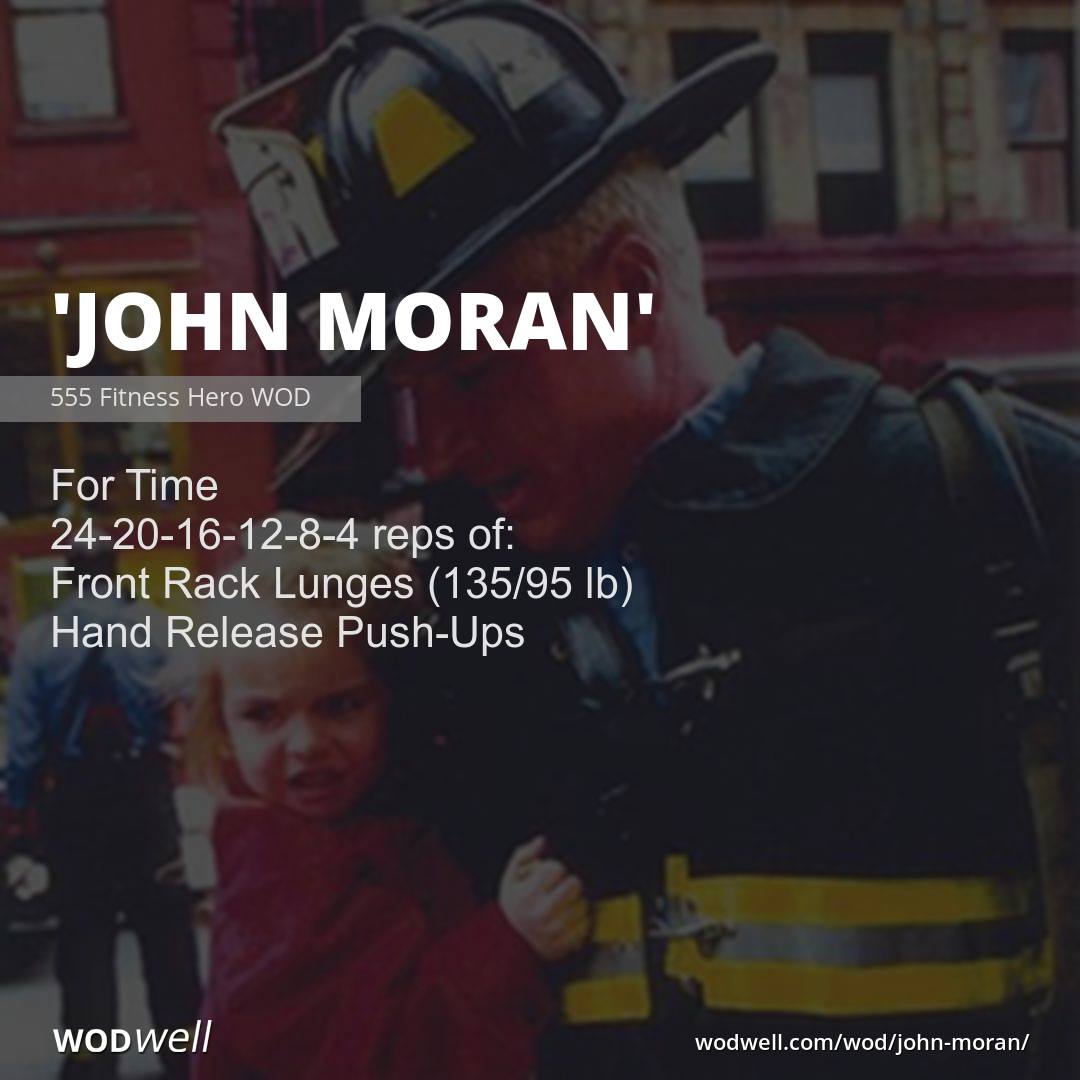 "John Moran" Workout, 555 Fitness Hero WOD | WODwell