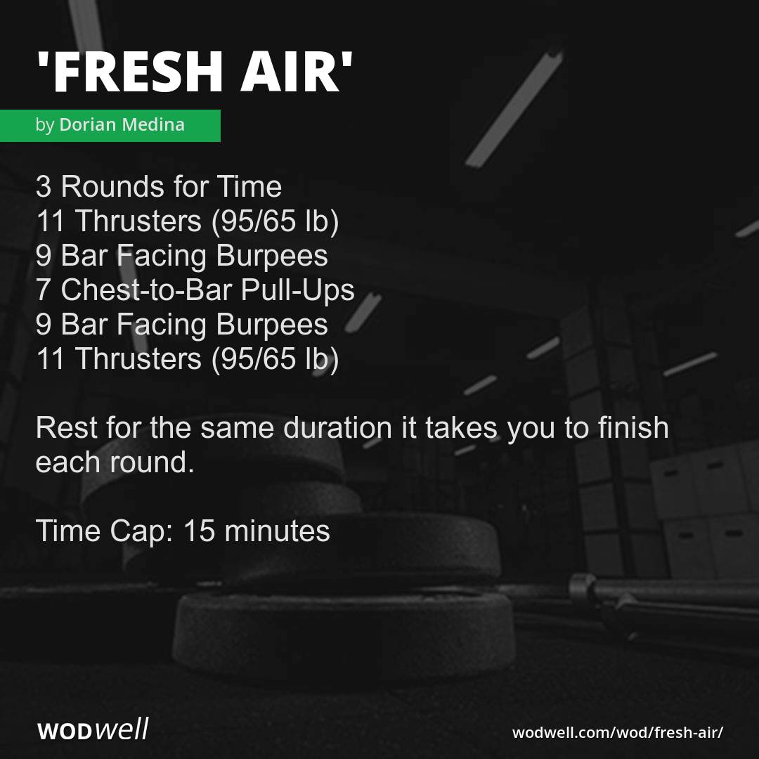 "Fresh Air" Workout, Coach Creation WOD | WODwell