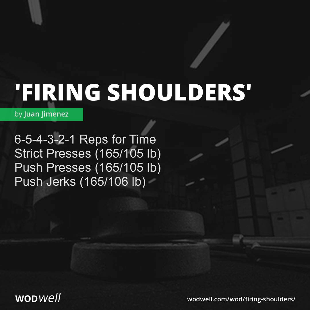 "Firing Shoulders" Workout, Coach Creation WOD | WODwell