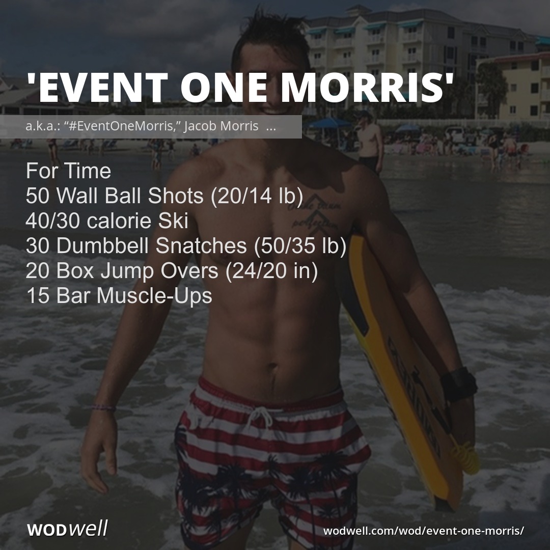 "Event One Morris" Workout, a.k.a.: “#EventOneMorris,” Jacob Morris ...