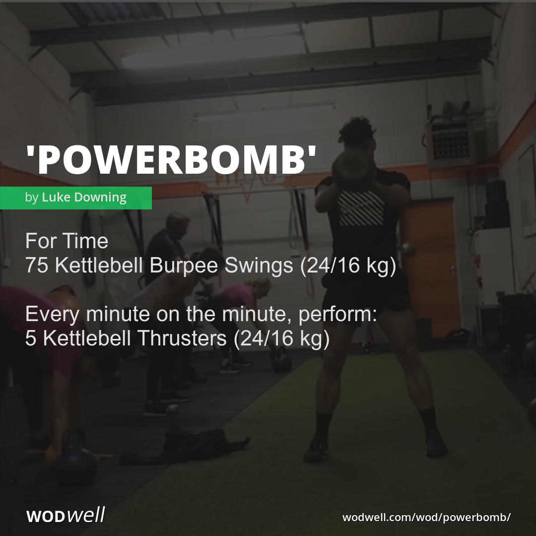"Powerbomb" Workout, Coach Creation WOD | WODwell