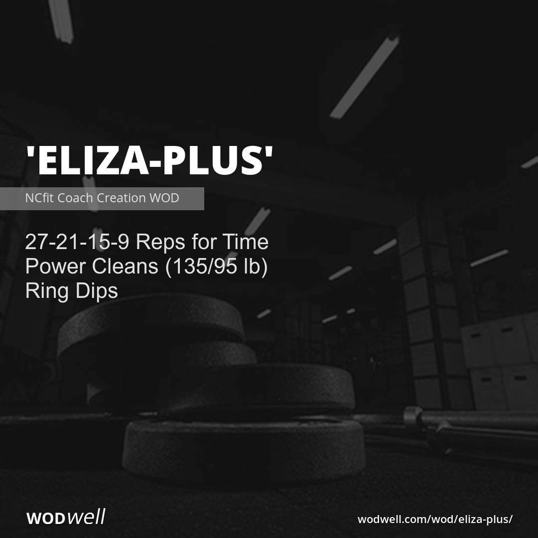 "Eliza-Plus" Workout, NCfit Coach Creation WOD | WODwell