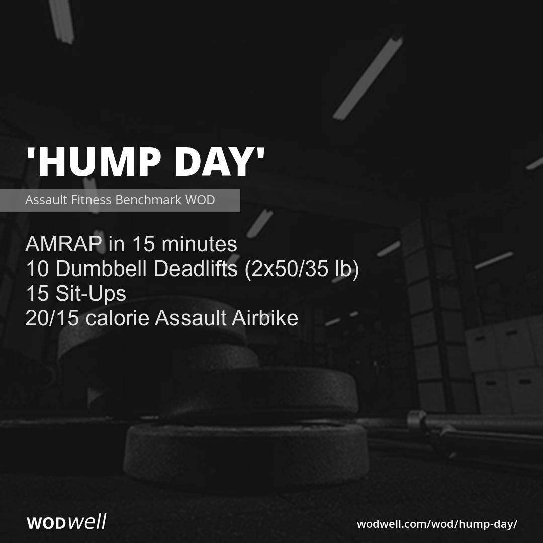 "Hump Day" Workout, Assault Fitness Benchmark WOD | WODwell
