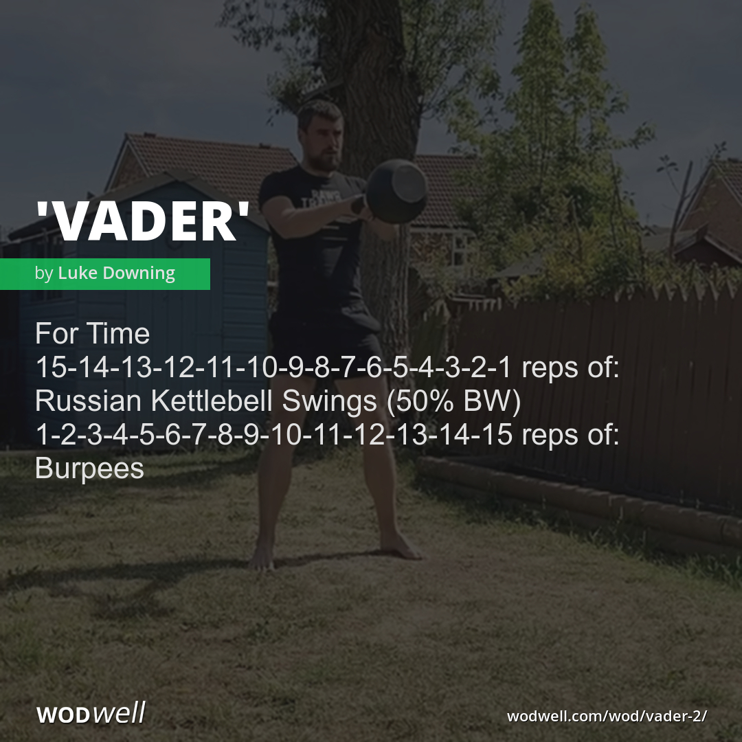 "Vader" Workout, Coach Creation WOD | WODwell