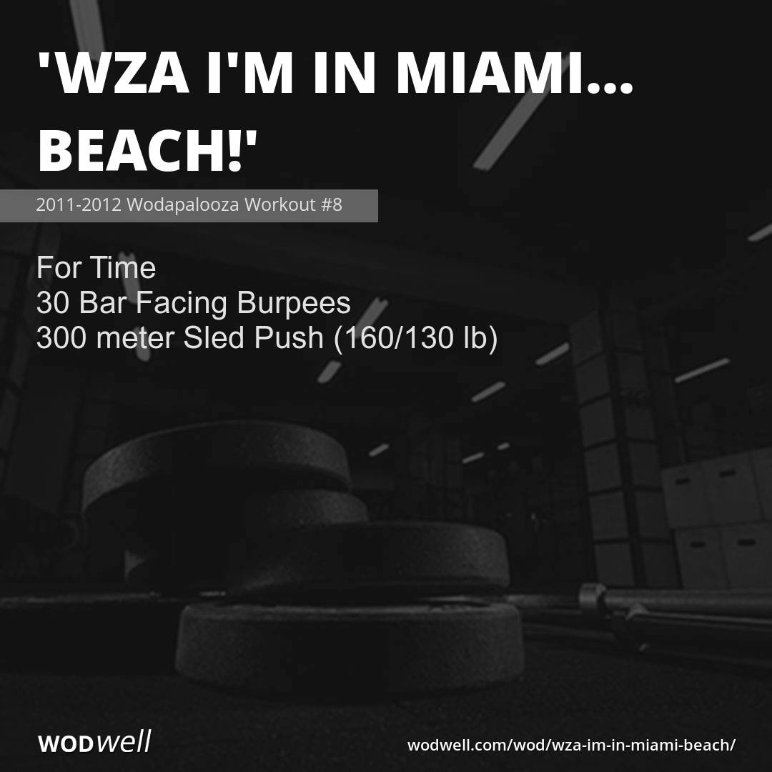 "WZA I'm In Miami... Beach!" Workout, 2011-2012 Wodapalooza Workout #8 ...