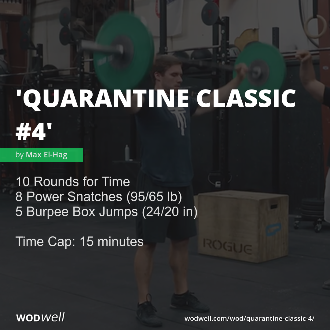 "Quarantine Classic #4" Workout, TTT Quarantine Classic Workout #4 ...
