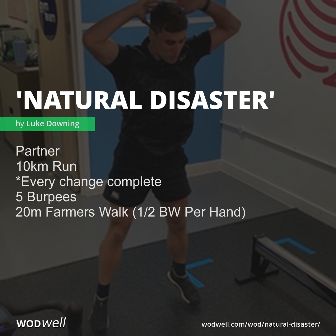 "Natural Disaster" Workout, Coach Creation WOD | WODwell