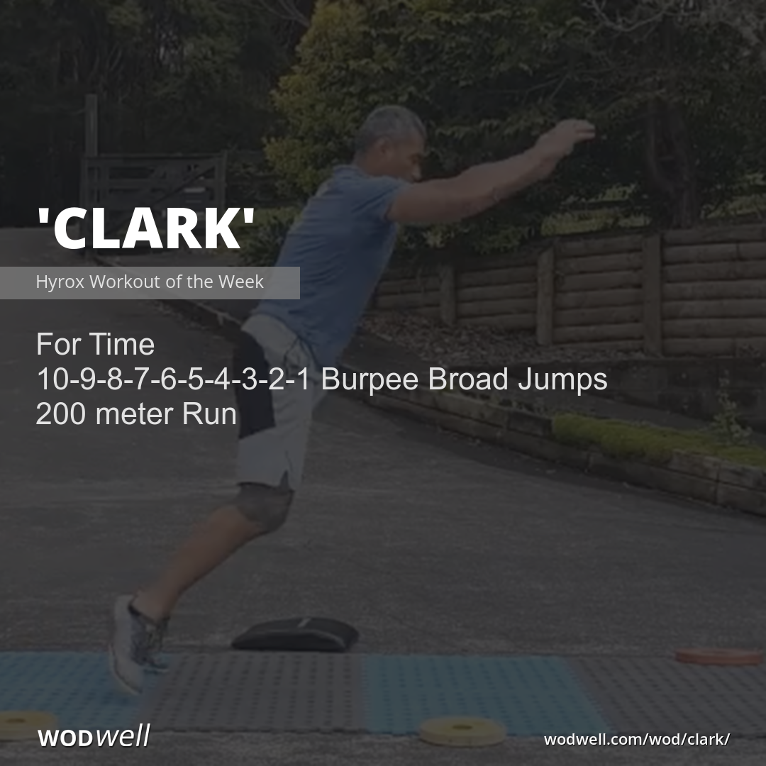 "Clark" Workout, Hyrox Workout of the Week | WODwell