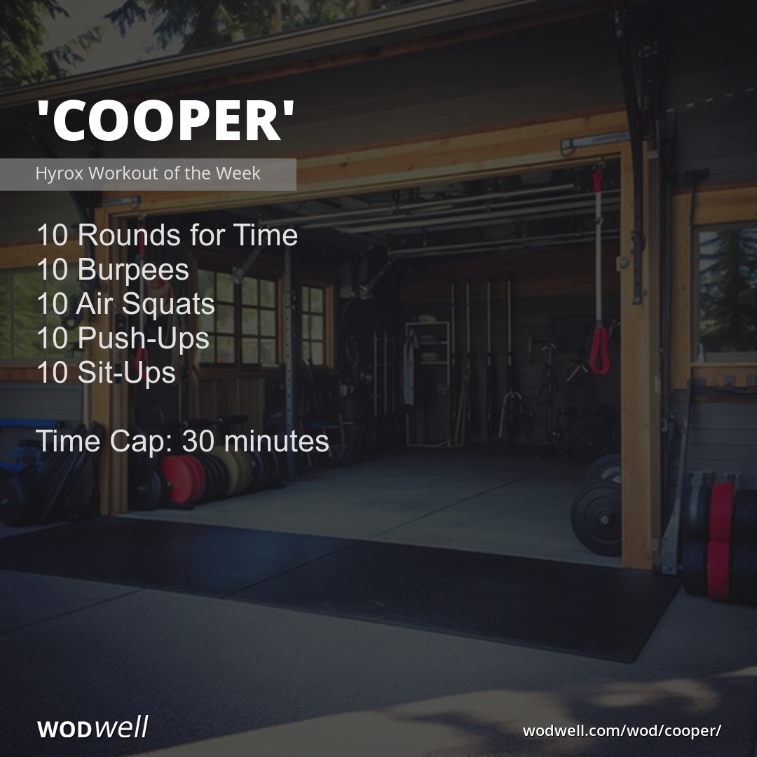 "Cooper" Workout, Hyrox Workout of the Week | WODwell