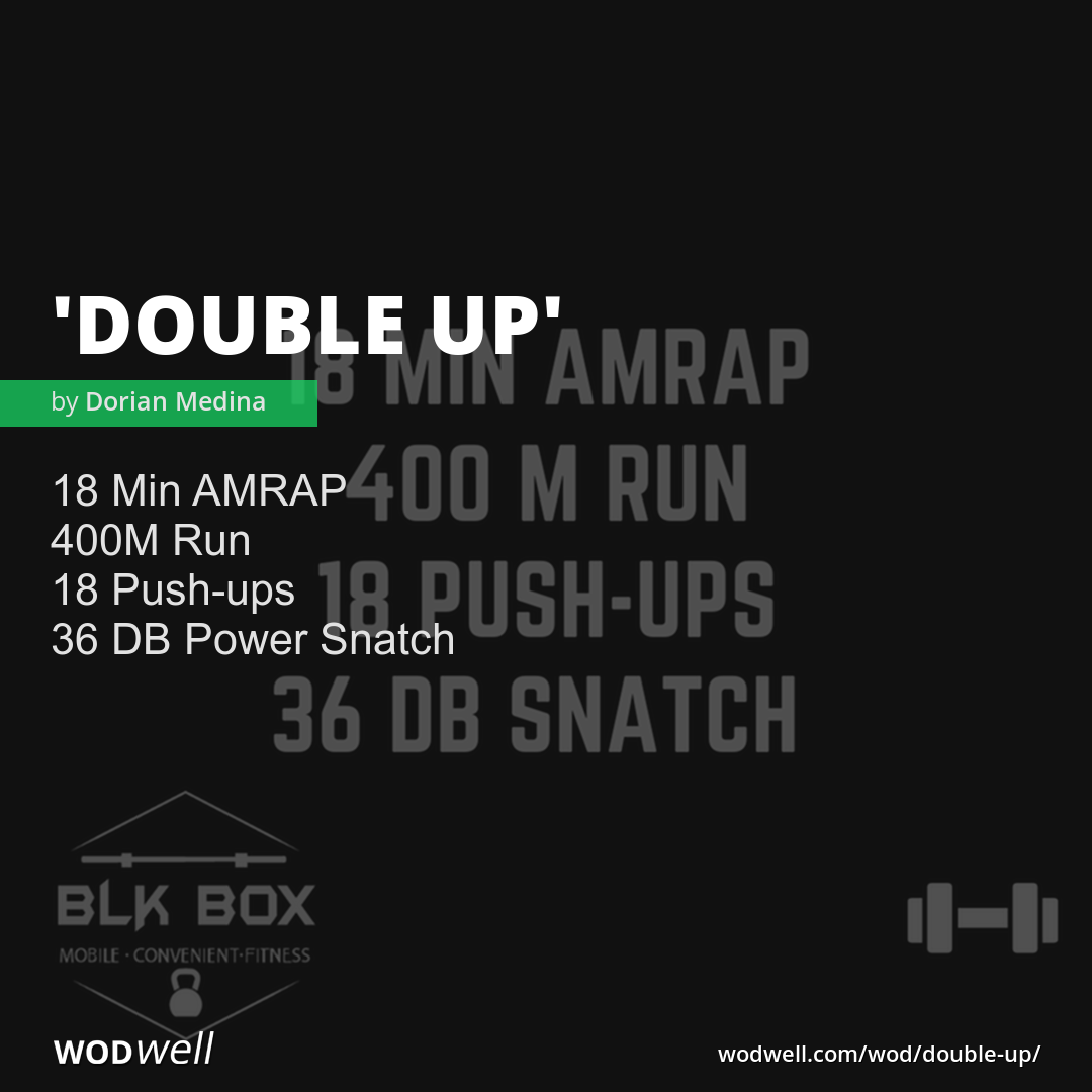 "Double Up" Workout, Coach Creation WOD | WODwell