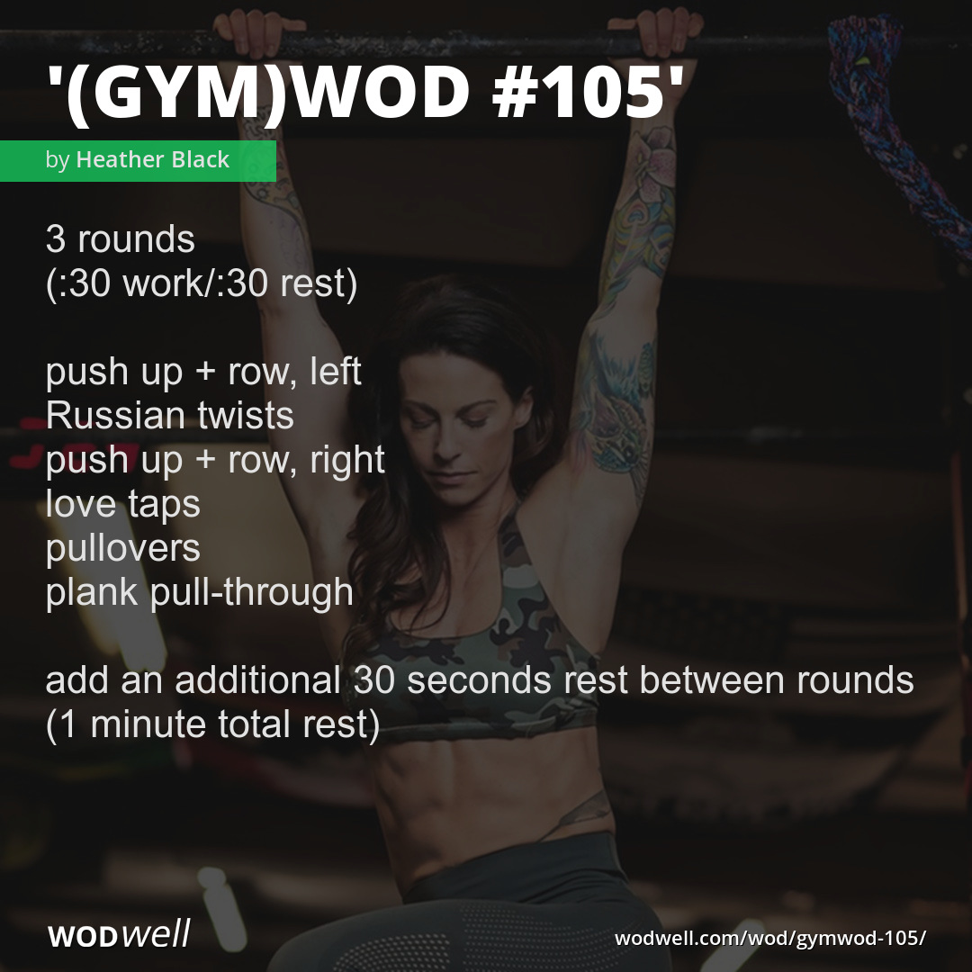 "(Gym)WOD #105" Workout, Coach Creation WOD | WODwell