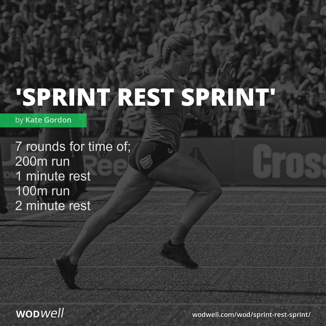"Sprint rest sprint" Workout, CrossFit WOD | WODwell