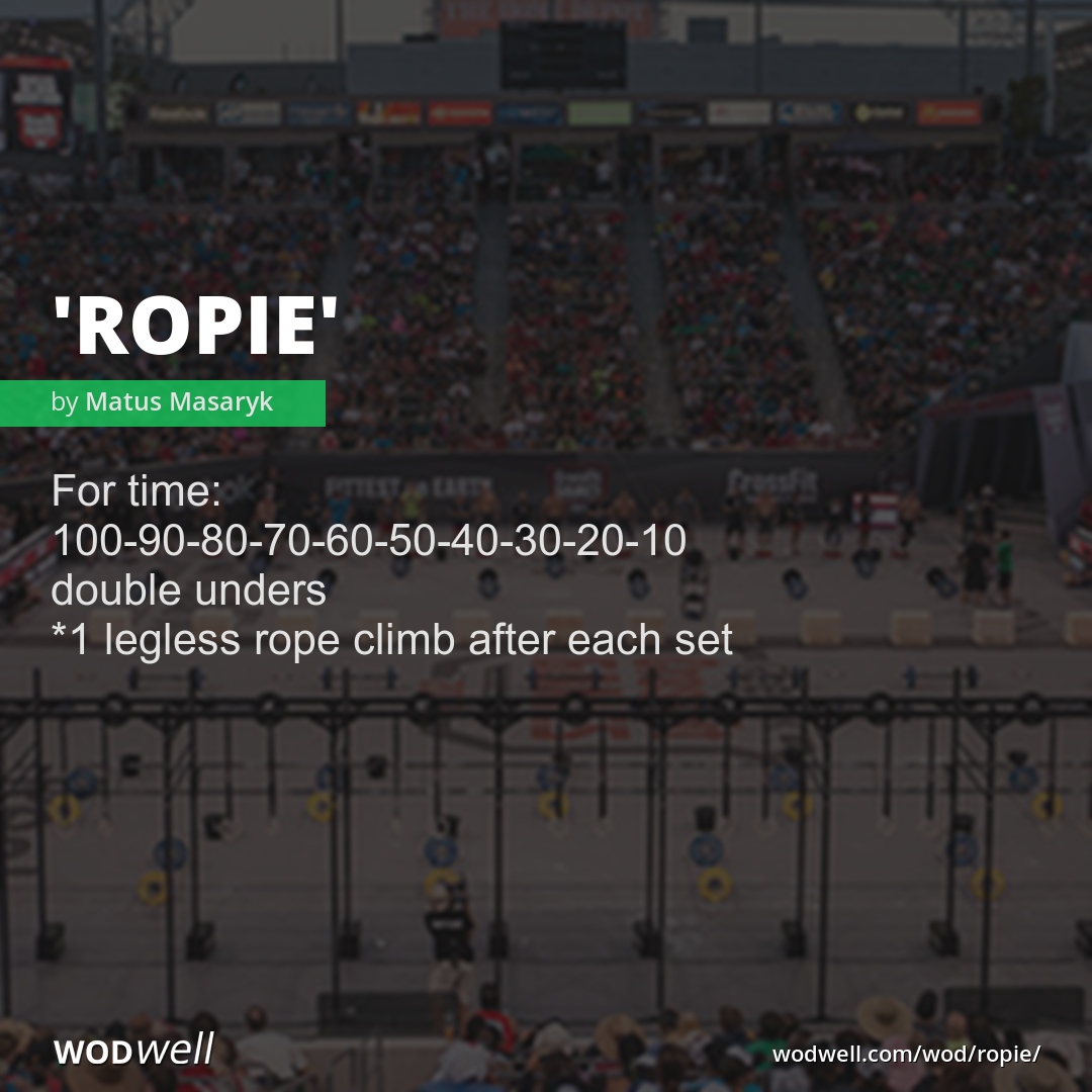 "ROPIE" Workout, Coach Creation WOD | WODwell