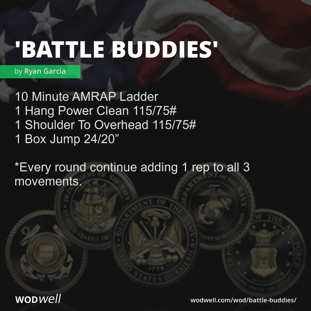 "Battle Buddies" Workout, Coach Creation WOD | WODwell