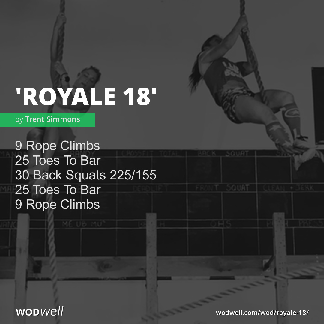 "ROYALE 18" Workout, Coach Creation WOD | WODwell