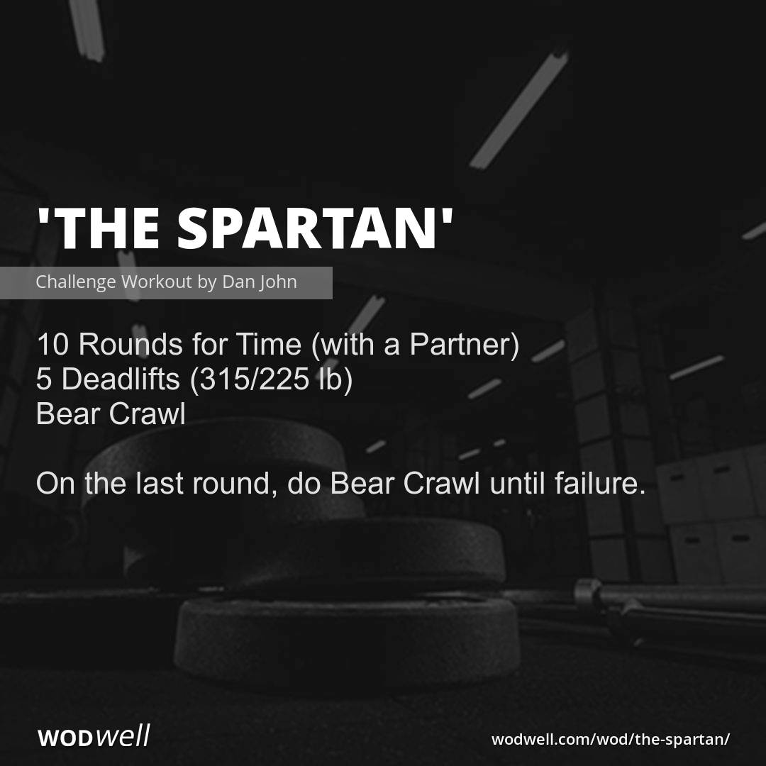 "The Spartan" Workout, Challenge Workout by Dan John | WODwell