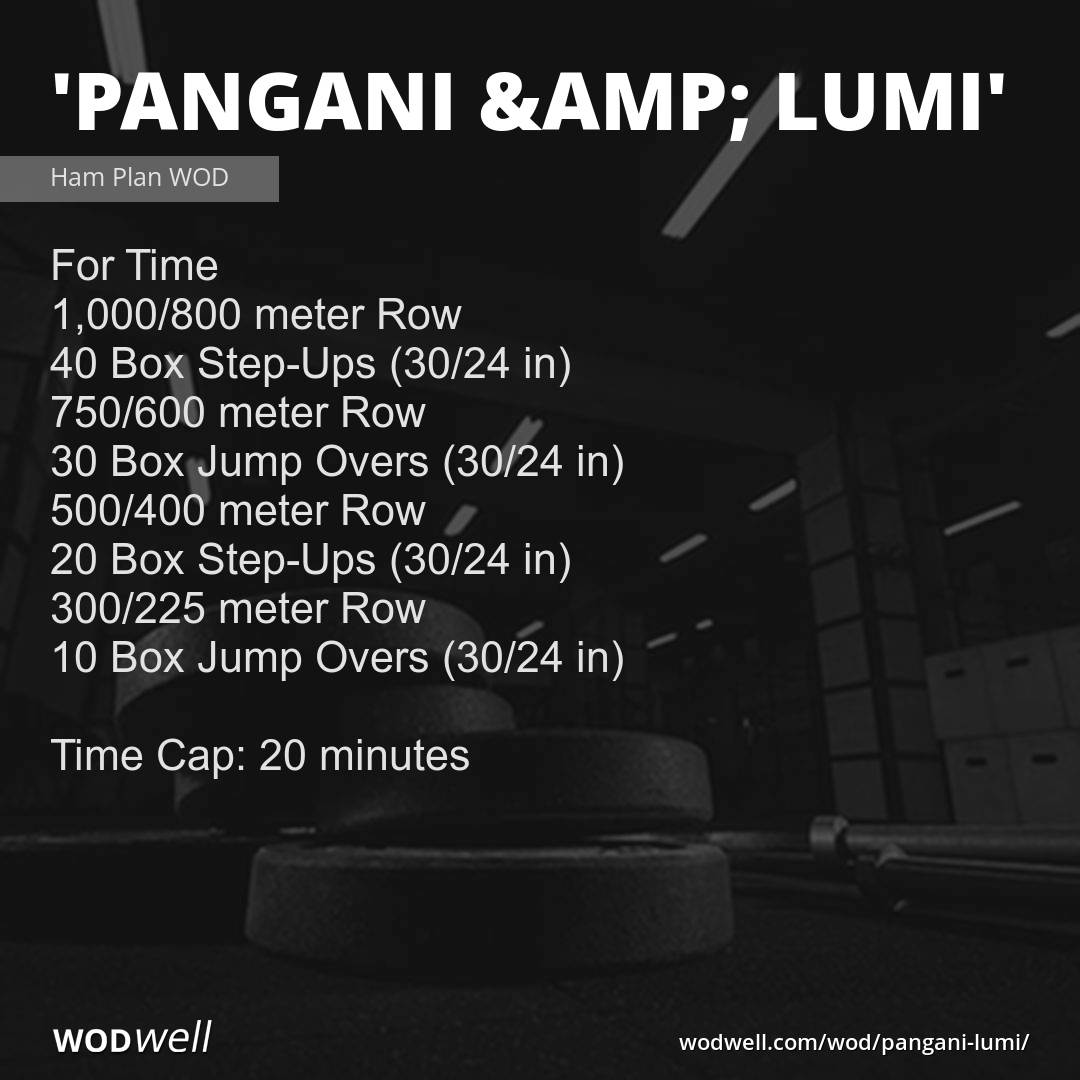 "Pangani & Lumi" Workout, Ham Plan WOD | WODwell