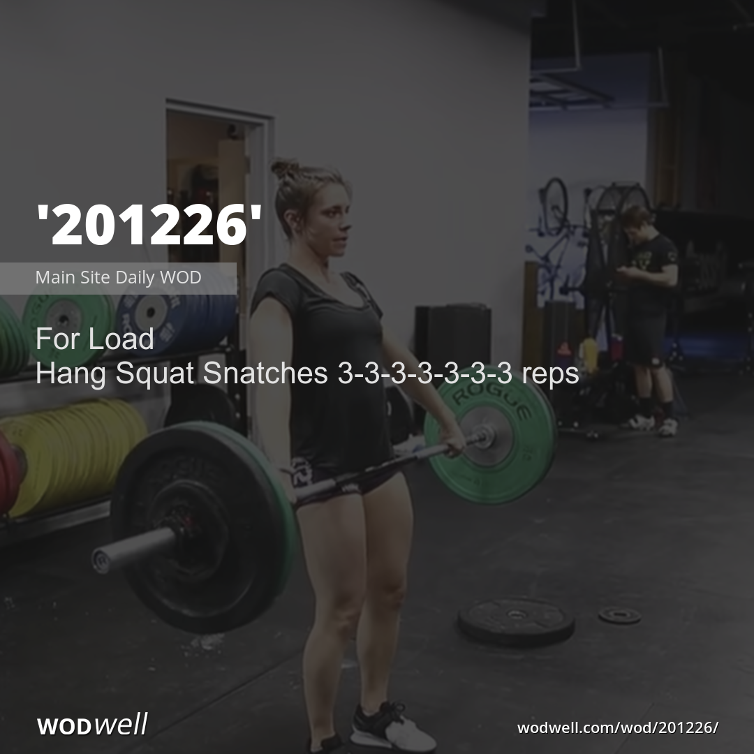 "201226" Workout, Main Site Daily WOD | WODwell