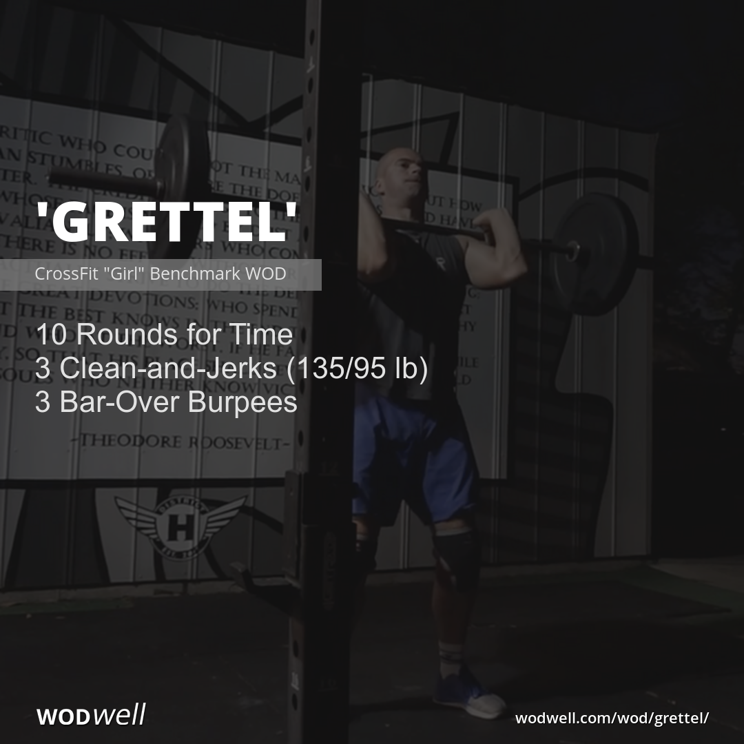 "Grettel" Workout, CrossFit "Girl" Benchmark WOD | WODwell
